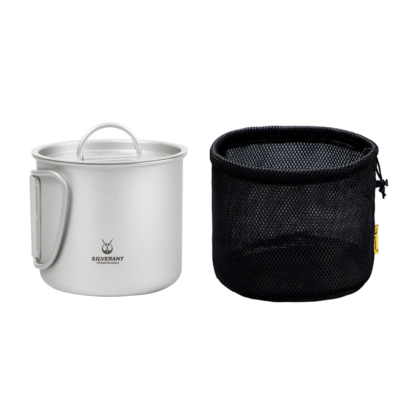 Titanium Coffee French Press Kit with Cup & Container | SilverAnt