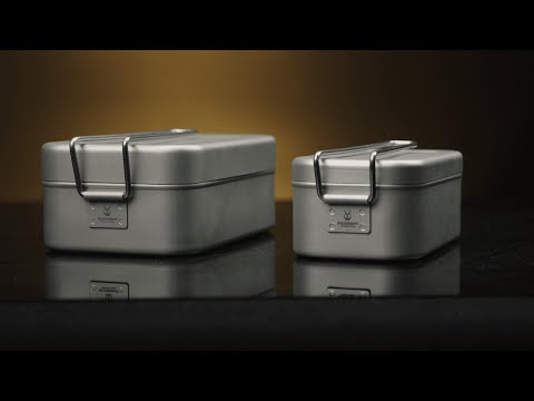 Ultralight Titanium Mess Tins - 2 Sizes | SilverAnt Outdoors