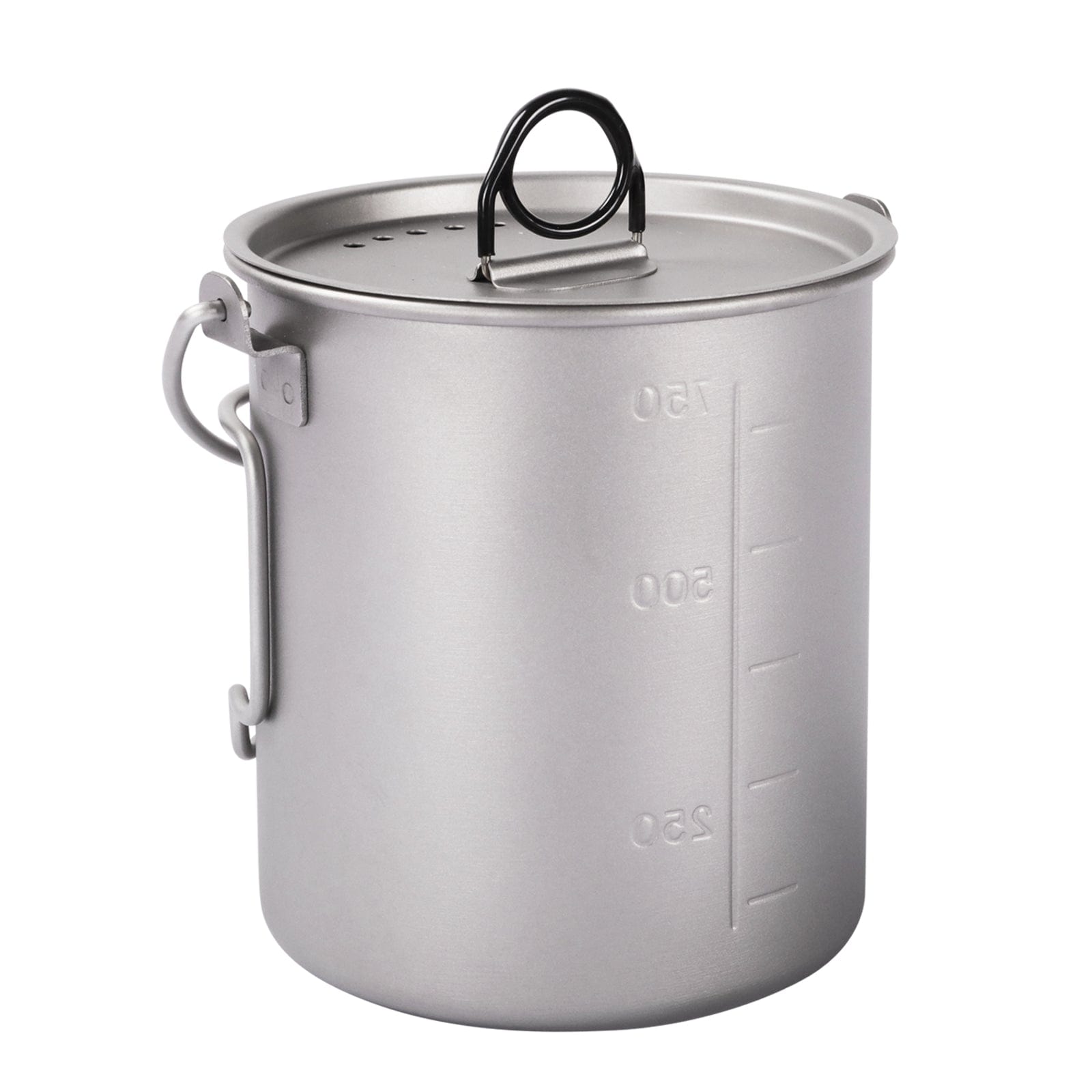 Titanium Pot 750ml/25fl oz with Lid & Bail Handle | SilverAnt Outdoors