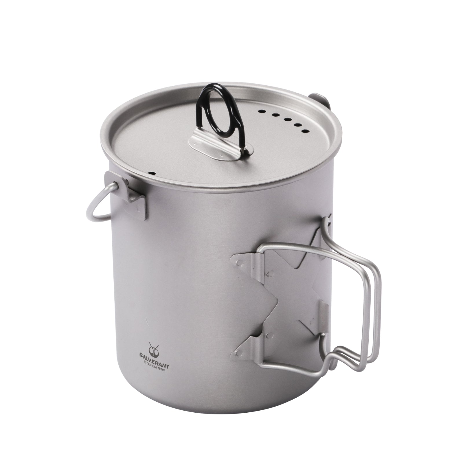 Titanium Pot 750ml/25fl oz with Lid & Bail Handle | SilverAnt Outdoors