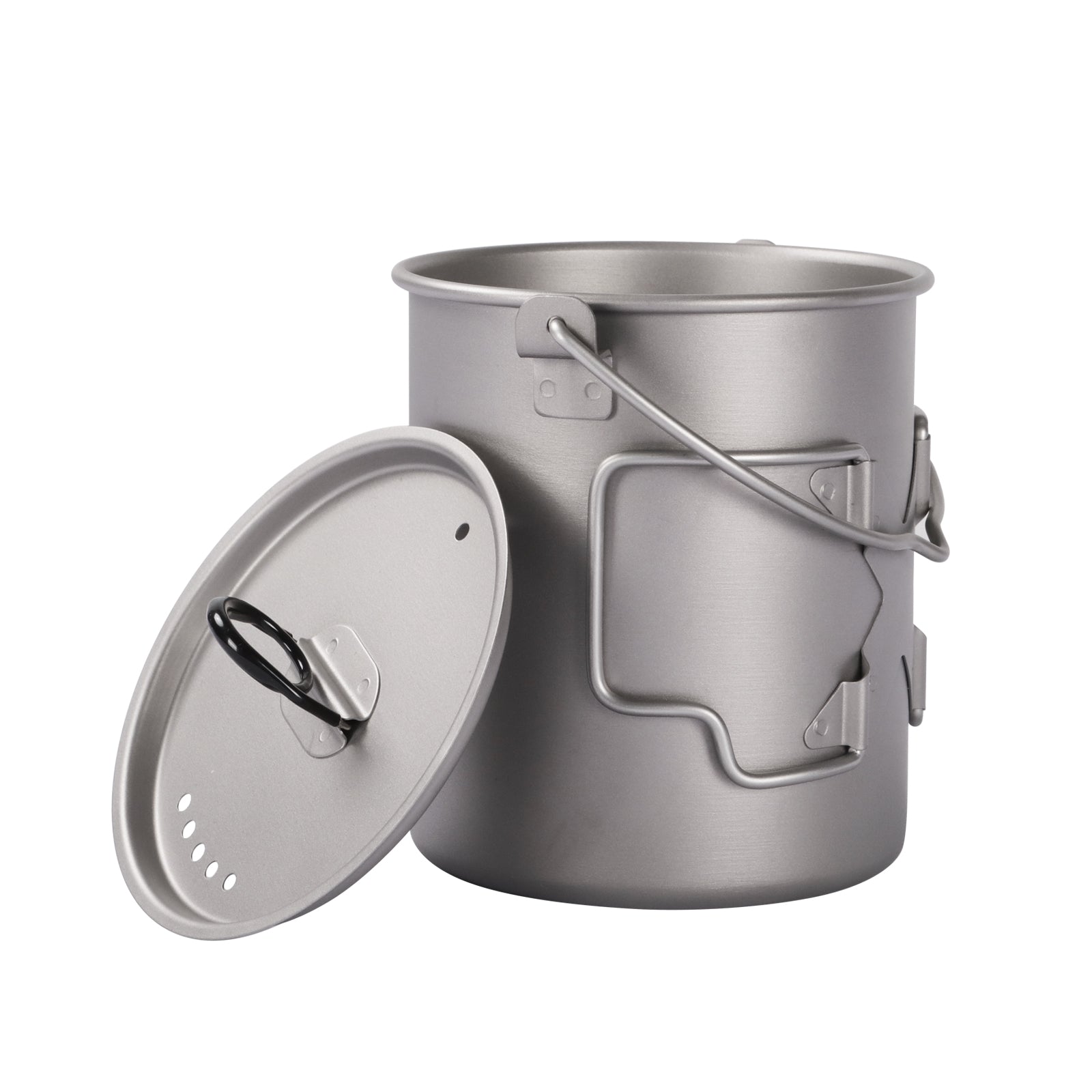 Titanium Pot 750ml/25fl oz with Lid & Bail Handle | SilverAnt Outdoors
